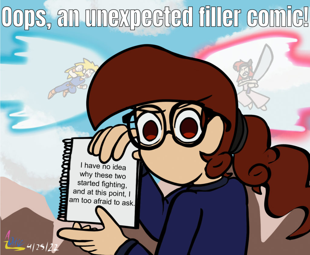 Oops, an unexpected filler comic! - The Rider Newspaper