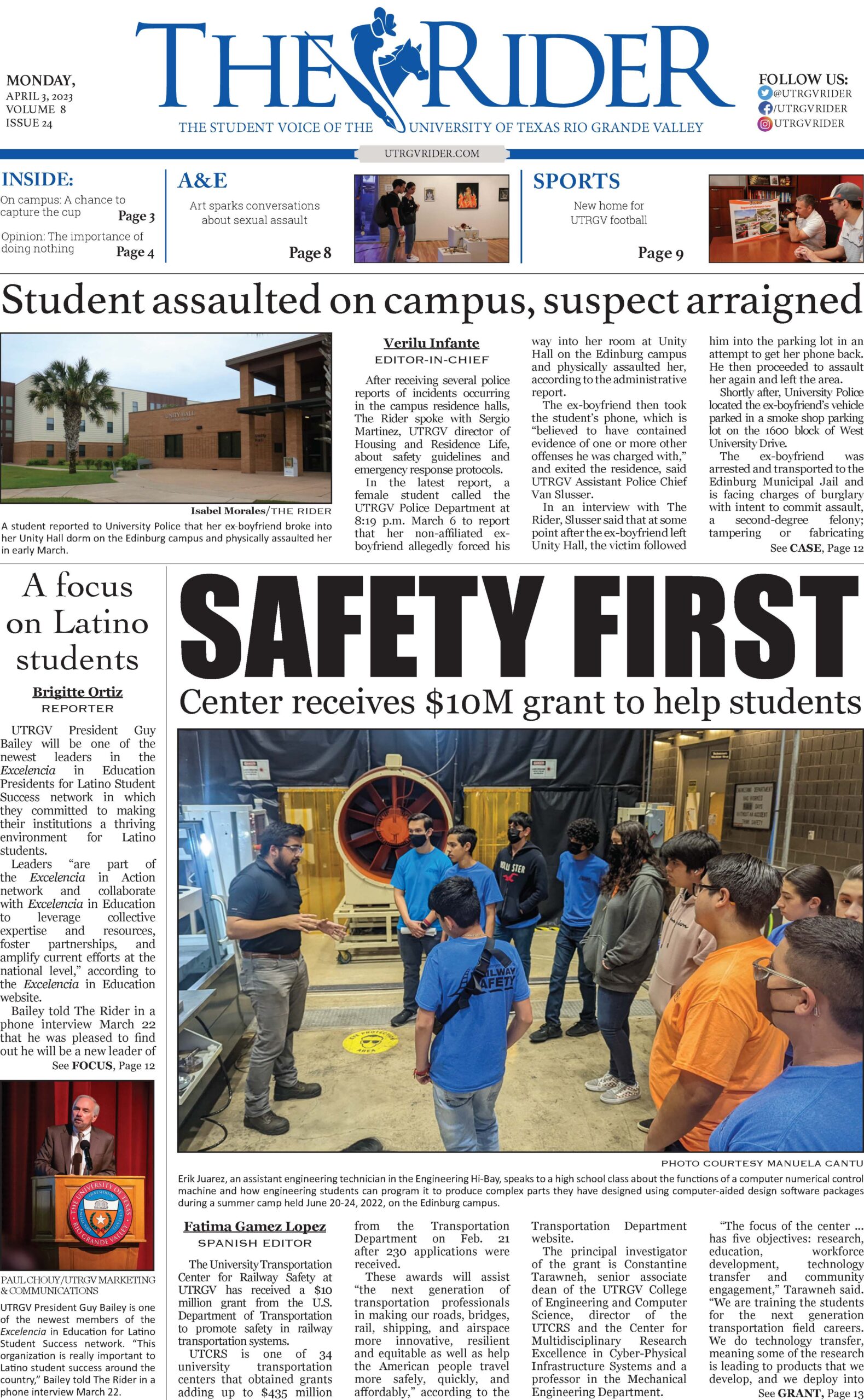 Vol. 8 – The Rider Newspaper